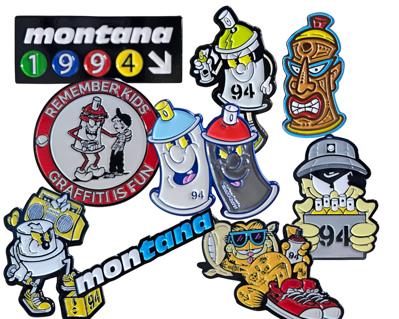 MTN Graffiti Enamel Pins – JAG Art Supply